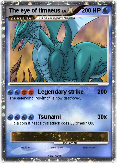 Pokémon The eye of timaeus 1 1 - Legendary strike - My Pokemon Card