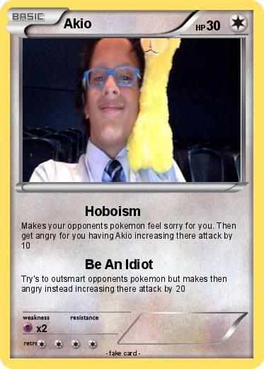 Pokémon Akio 3 3 - Hoboism - My Pokemon Card