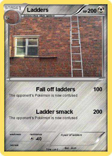Pokémon Ladders - Fall off ladders - My Pokemon Card