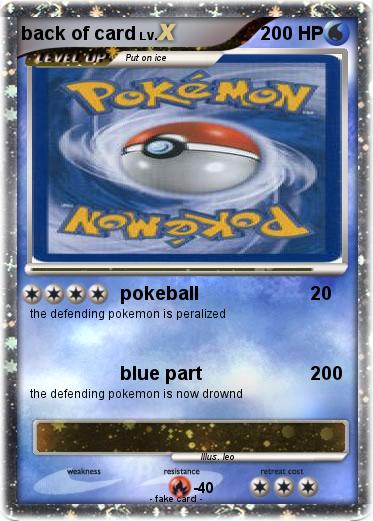 Pokémon back of card 2 2 - pokeball - My Pokemon Card