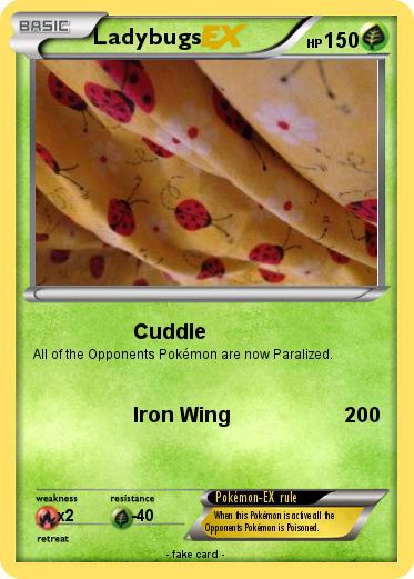Pokémon Ladybugs - Cuddle - My Pokemon Card