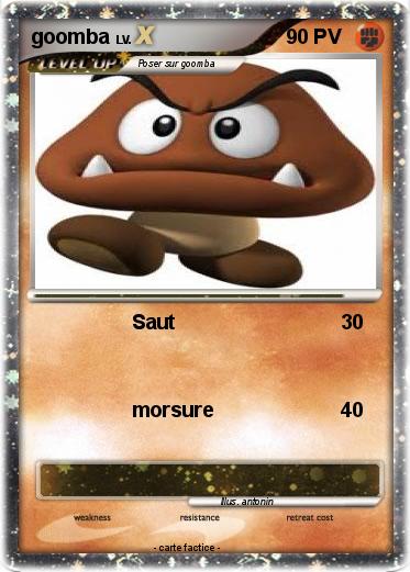 Pokémon goomba 251 251 - Saut - Ma carte Pokémon