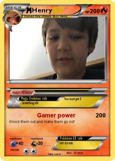 Pokémon Henry 757 757 - Gamer power - My Pokemon Card