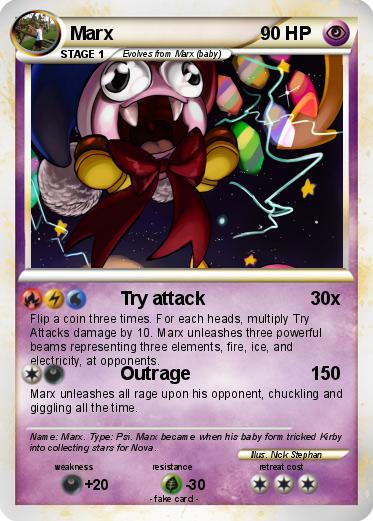 Pokémon Marx 202 202 - Try attack - My Pokemon Card