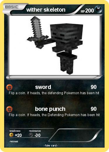 Pokémon wither skeleton 103 103 - sword - My Pokemon Card