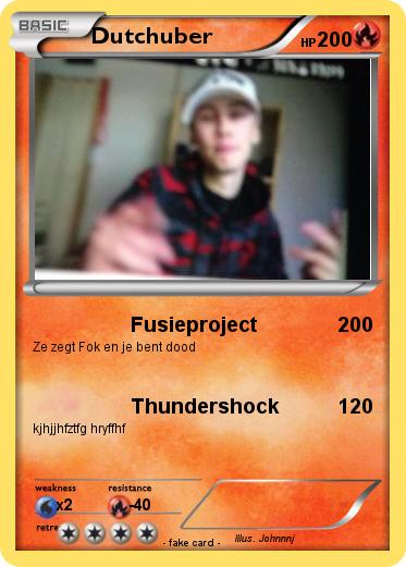 Pokémon Dutchuber - Fusieproject - My Pokemon Card