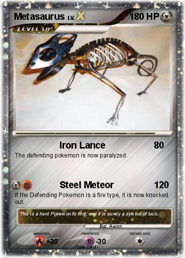 Pokémon Metasaurus - Iron Lance - My Pokemon Card