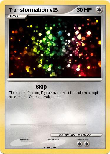 Pokémon Transformation 13 13 - Skip - My Pokemon Card