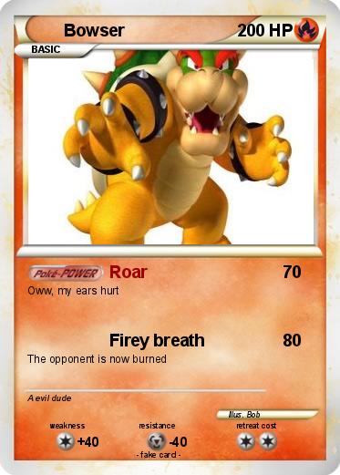 Pokémon Bowser 2057 2057 - Roar - My Pokemon Card
