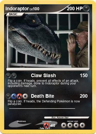Pokémon Indoraptor 161 161 - Claw Slash - My Pokemon Card