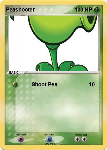 Pokémon Peashooter 691 691 - Shoot Pea - My Pokemon Card