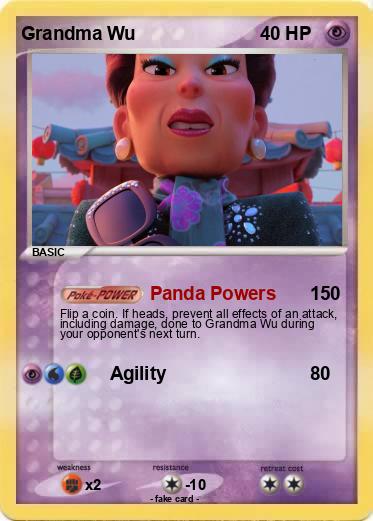 Pokémon Grandma Wu - Panda Powers - My Pokemon Card