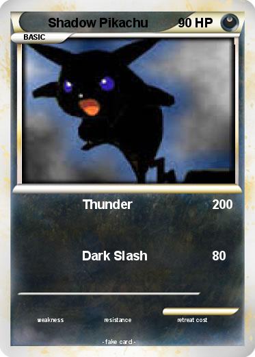 Pokémon Shadow Pikachu 816 816 - Thunder - My Pokemon Card