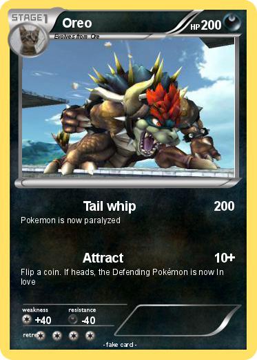 Pokémon Oreo 196 196 - Tail whip - My Pokemon Card