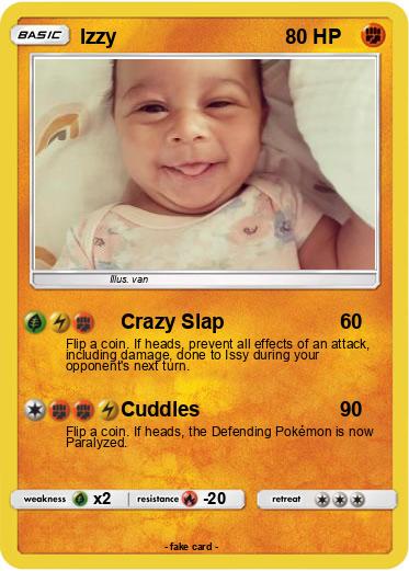 Pokémon Izzy 189 189 - Crazy Slap - My Pokemon Card