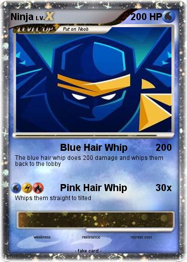 Pokémon Ninja 3381 3381 - Blue Hair Whip - My Pokemon Card