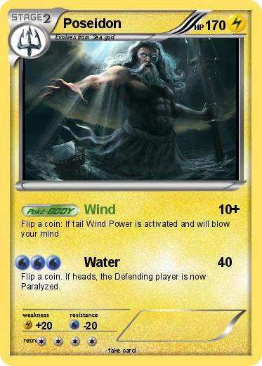 Pokémon Poseidon 737 737 - Wind - My Pokemon Card