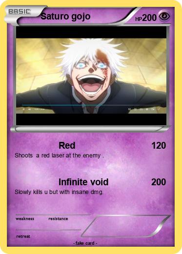 Pokémon Saturo gojo 1 1 - Red - My Pokemon Card