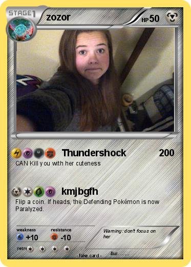Pokémon zozor 2 2 - Thundershock - My Pokemon Card