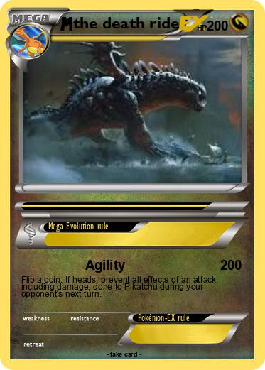 Pokémon the death ride - Agility - My Pokemon Card