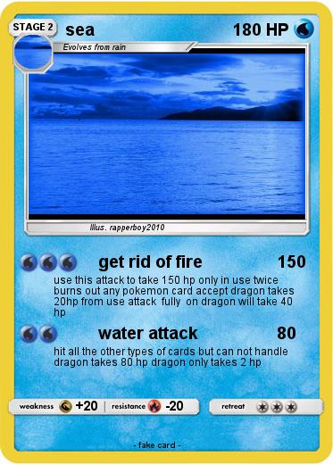 Pokémon sea 751 751 - get rid of fire - My Pokemon Card