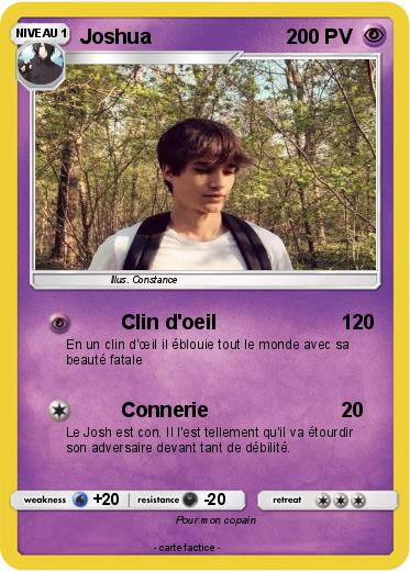 Pokémon Joshua 553 553 - Clin d'oeil - Ma carte Pokémon