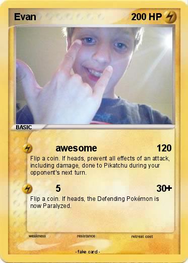 Pokémon Evan 592 592 - awesome - My Pokemon Card