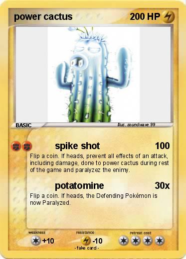 Pokémon power cactus 1 1 - spike shot - My Pokemon Card