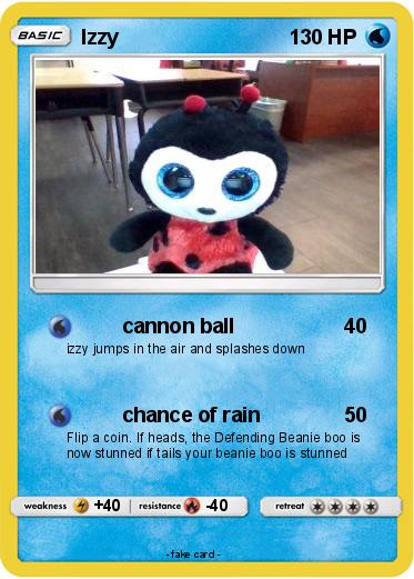 Pokémon Izzy 177 177 - cannon ball - My Pokemon Card