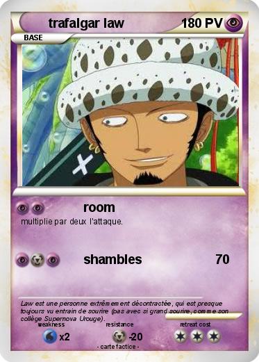 Pokémon trafalgar law 7 7 - room - Ma carte Pokémon