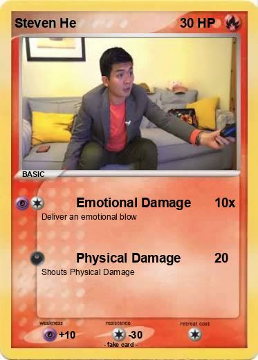 Pokémon Steven He 176 176 - Emotional Damage - My Pokemon Card