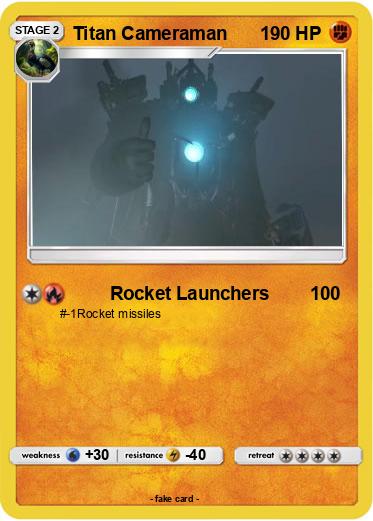 Pokémon Titan Cameraman 31 31 - Rocket Launchers - My Pokemon Card