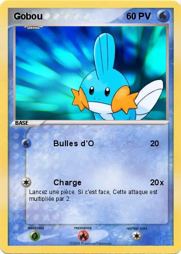 Pokémon Gobou 12 12 - Bulles d'O - Ma carte Pokémon
