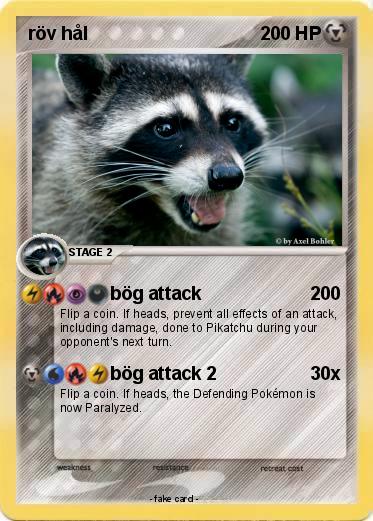 Pokémon rov hal - bög attack - My Pokemon Card