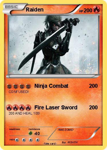 Pokémon Raiden 222 222 - Ninja Combat - My Pokemon Card