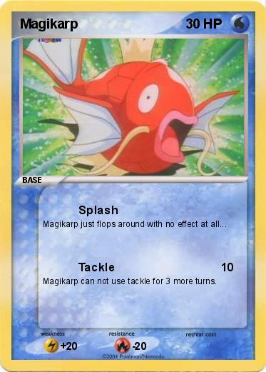 Pokémon Magikarp 55 55 - Splash - My Pokemon Card