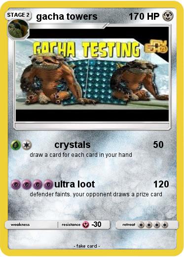 Pokémon gacha towers - crystals - My Pokemon Card