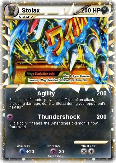 Pokémon Stolax - Agility - My Pokemon Card