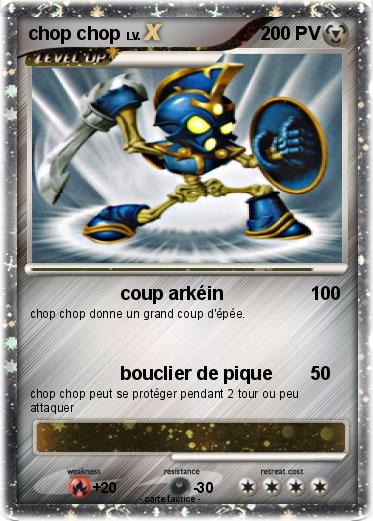 Pokémon chop chop 68 68 - coup arkéin - Ma carte Pokémon