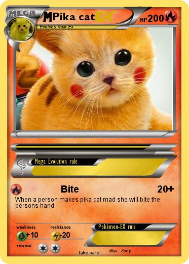 Pokémon Pika cat 51 51 - Bite - My Pokemon Card