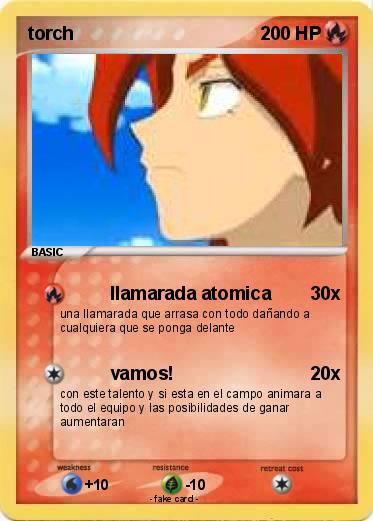 Pokémon torch 91 91 - llamarada atomica - My Pokemon Card