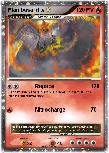 Pokémon Flambusard 41 41 - Rapace - Ma carte Pokémon