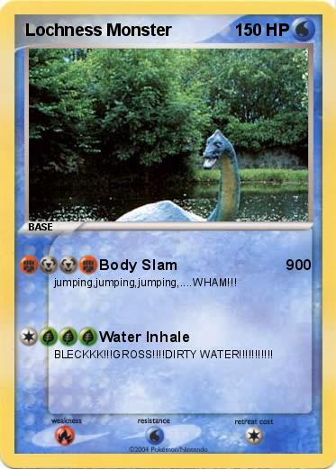 Pokémon Lochness Monster - Body Slam 900 - My Pokemon Card