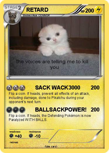 Pokémon RETARD 279 279 - SACK WACK3000 - My Pokemon Card