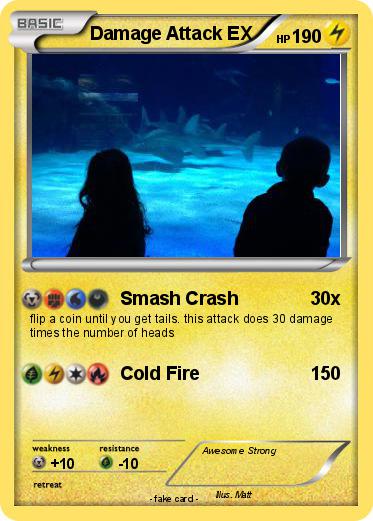 Pokémon Damage Attack EX - Smash Crash - My Pokemon Card