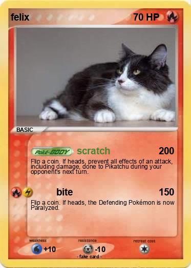 Pokémon felix 412 412 - scratch - My Pokemon Card