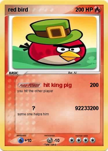 Pokémon red bird 111 111 - hit king pig - My Pokemon Card