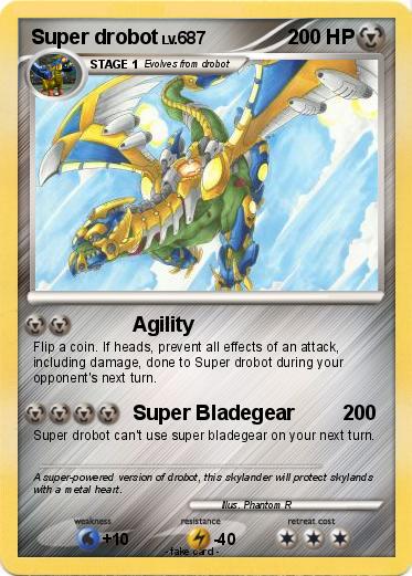 Pokémon Super drobot - Agility - My Pokemon Card