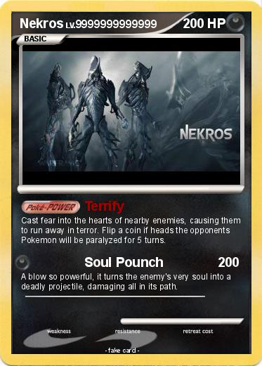 Pokémon Nekros - Terrify - My Pokemon Card