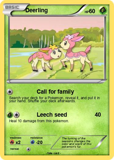 Pokémon Deerling 79 79 - Call for family - My Pokemon Card